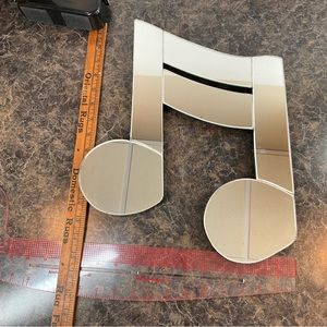 Vintage | Wall Decor | Vintage Mirrored Musical Notes Hangable | Poshmark
